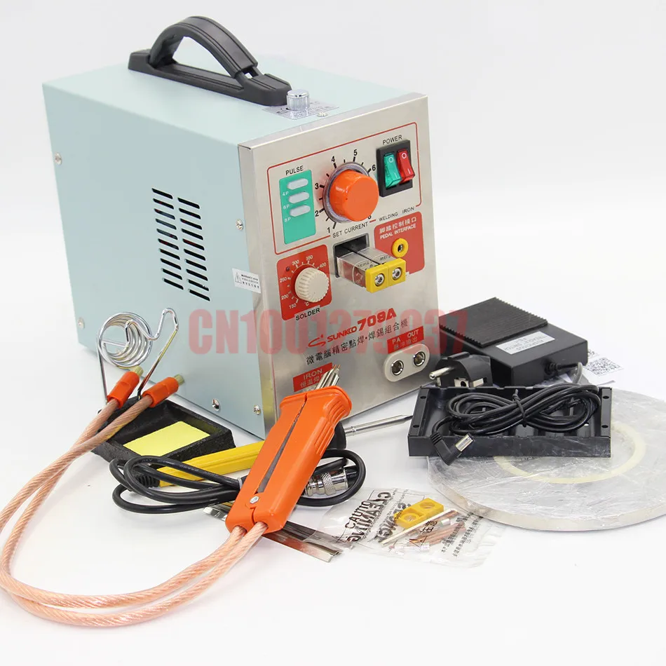 SUNKKO 709A 220V 1.9kw Spot Welder with welder pen,Spot Welder for ...