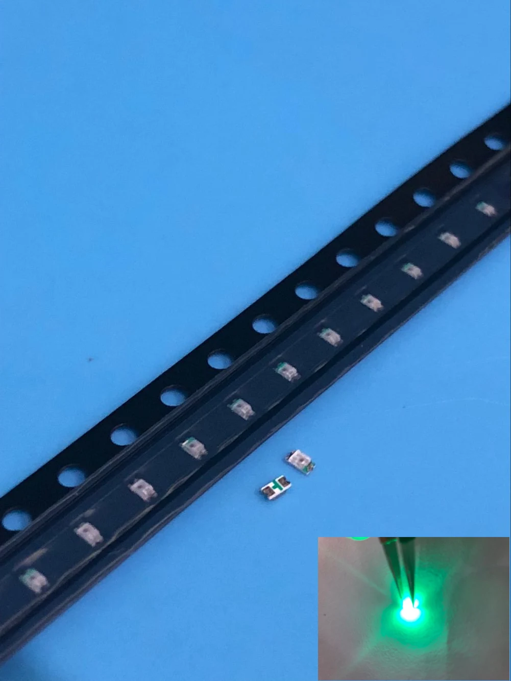 4000pcs Smd 0603 Led Diode Light-emitting-diodes Emerald Green ...
