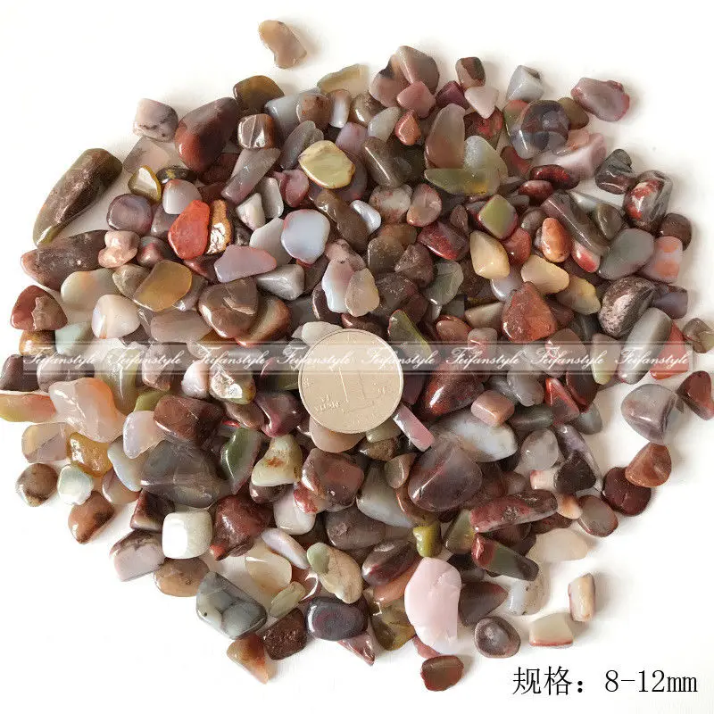 Wholesale 50g 2 Size Natural Salt Agate Gravel Crystal Mineral Stone ...