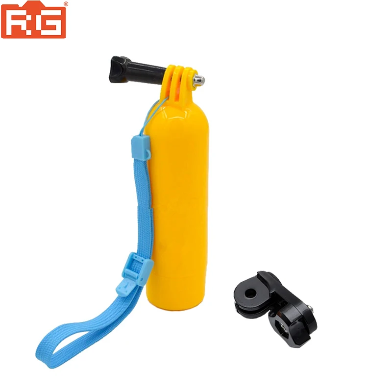 Sports Camera Floaty Floating Hand Grip Handle Mount Accessory + Strap ...