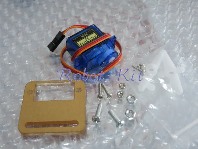 SG90 Servo Mount Holder Bracket + SG90 9g Mini Micro Servo For RC ...