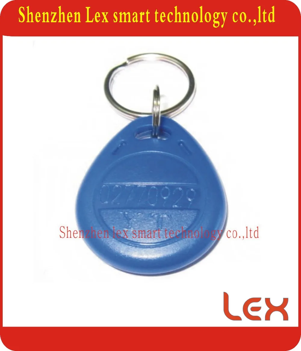 100 pcs/lot 125khz Rewritable Keychains Writable Keyfobs RFID EM4305 ...