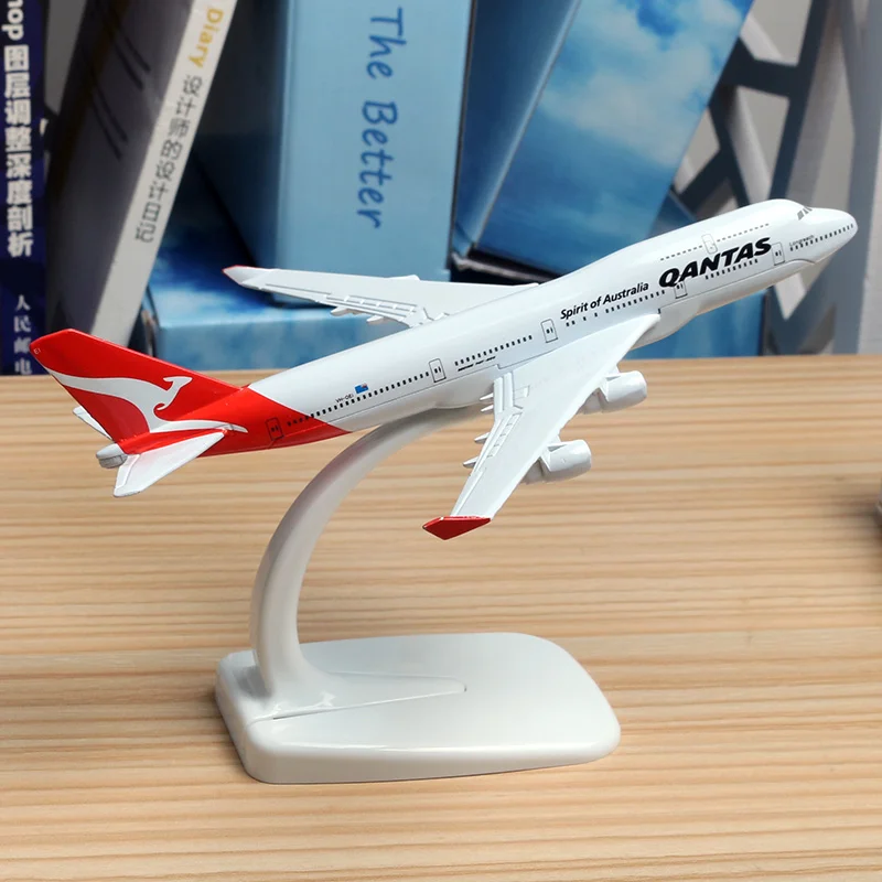 16cm Australia Airline Qantas Boeing 747 400 Airbus Plane Model Alloy ...