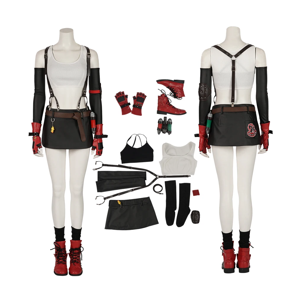 Final Fantasy Vii Cosplay Tifa Lockhart Cosplay Costume Women Girl ...