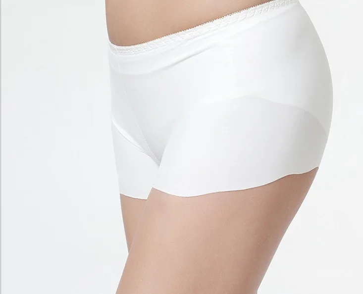 도매 10 개몫 여성의 순수한 컬러 원피스 원활한 안전 속옷 복서 반바지 여성 안전 Traceless를 팬티panties