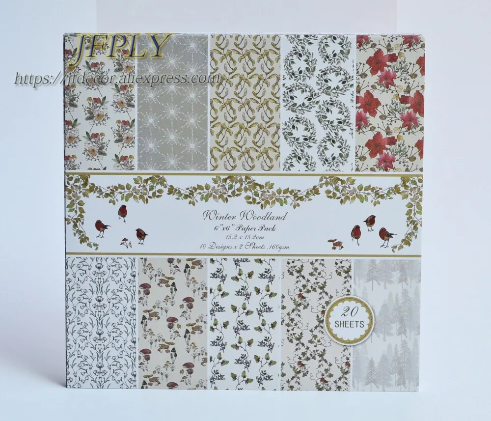 Winter Series Scrapbooking Paper Pack Craft Paper Art Card Card Making ...