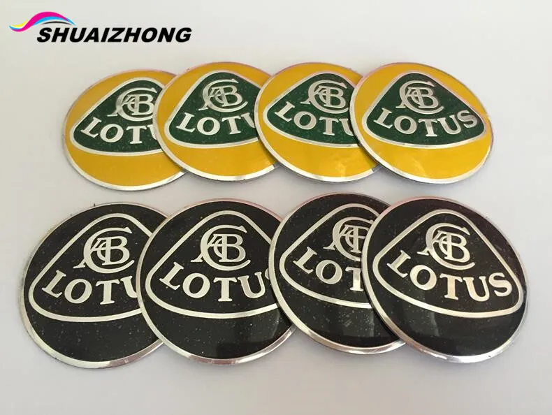4pcs Free shipping 56.5mm Lotus logo car emblem Wheel Center Hub Caps ...