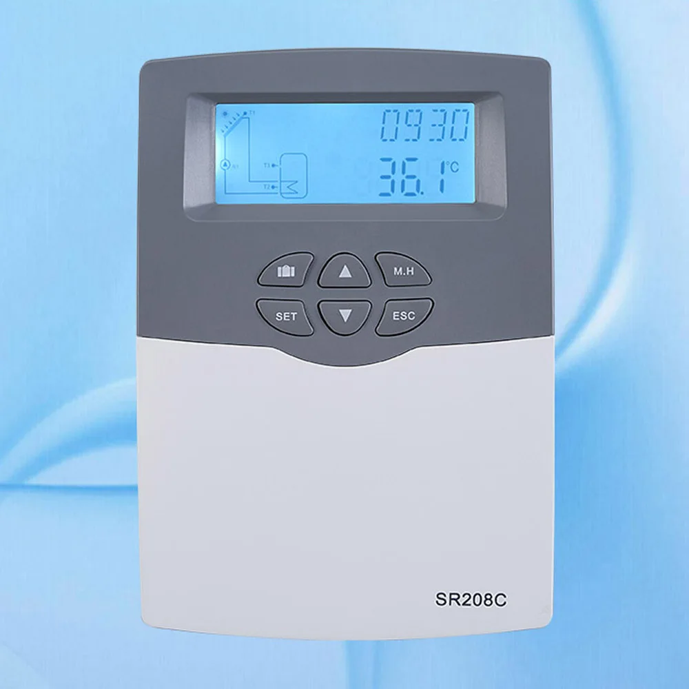 Split Solar Water Heater Controller Sr208c With 1* Pt1000 And 2* Ntc10k ...