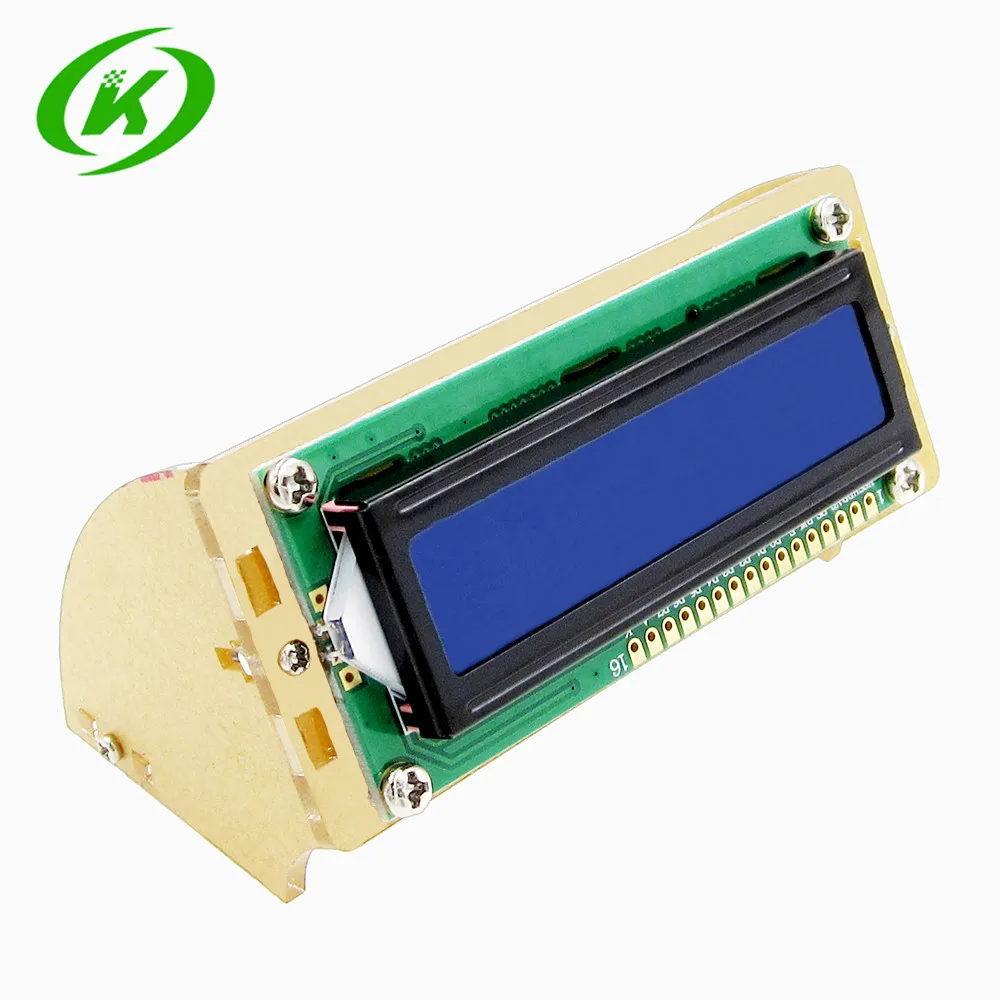 HAILANGNIAO LCD 1602 5V 1602 LCD display LCD1602 shell case holder ...