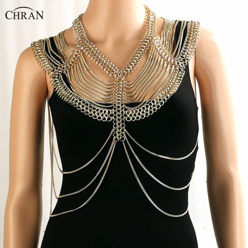 Chran New Sexy Women Harness Full Beach Chain Fashion Harness Halter