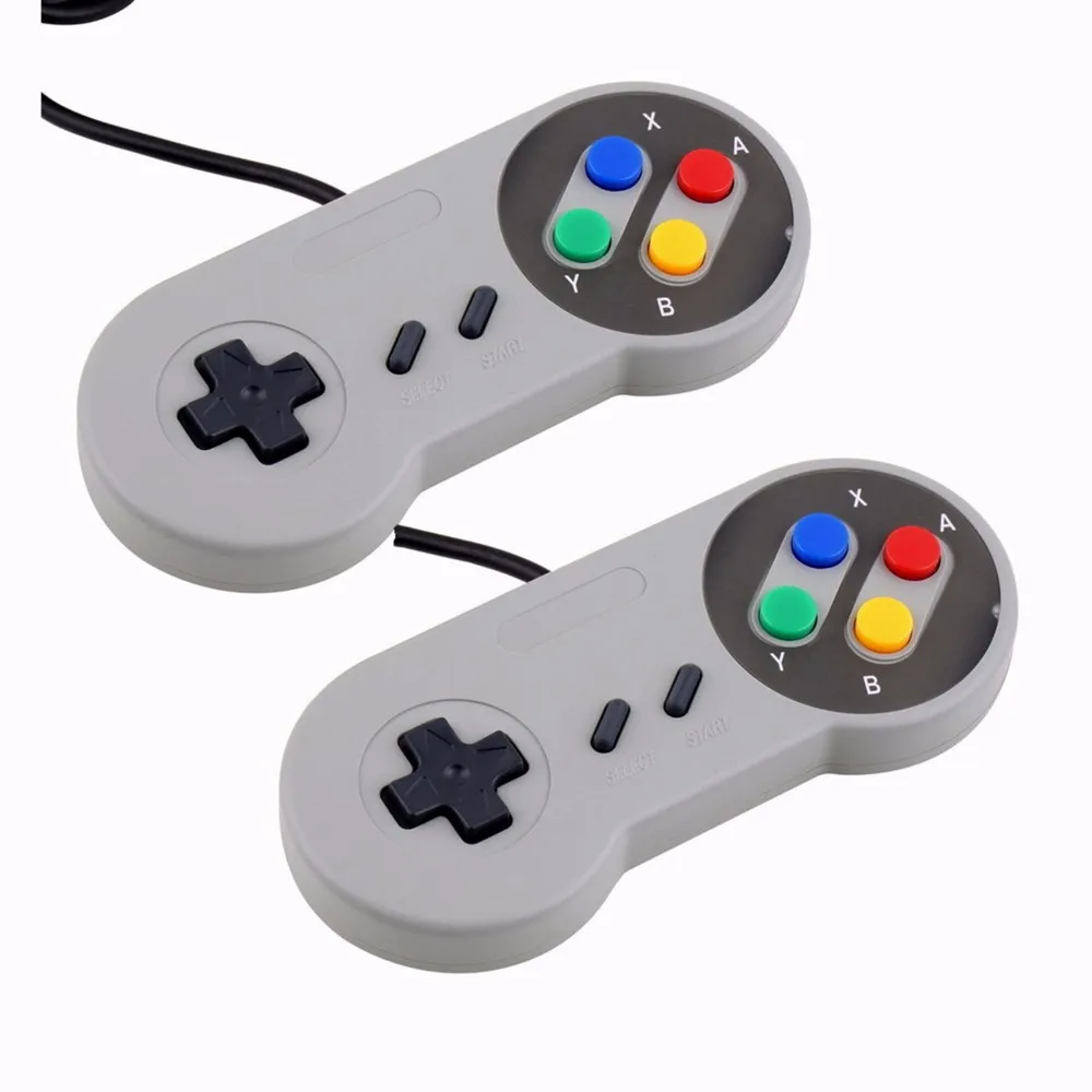 2x for Super Nintendo for SNES USB Controller GAME PAD For PC remote ...