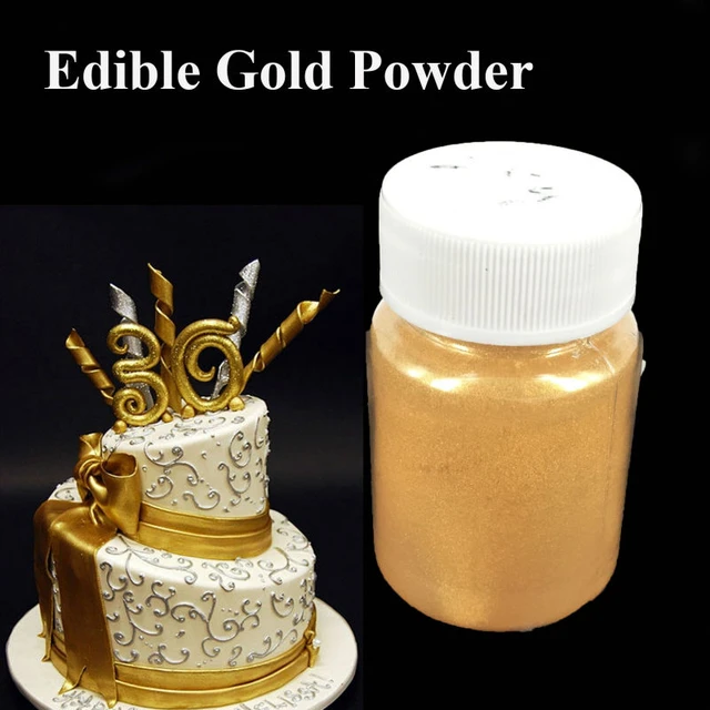 Edible Gold Dust Cake