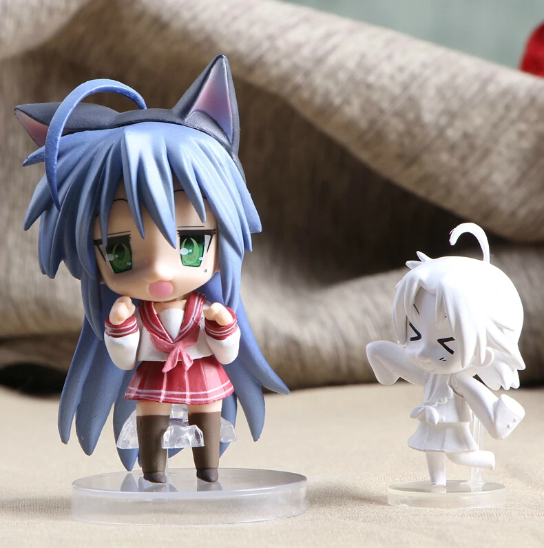 Japan Anime Lucky Star Konata Izumi Q version PVC Action Figure Model ...