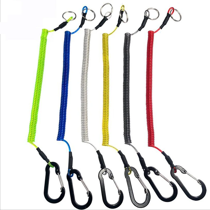Carabiner Anti Lost Rope sub Plier Control Fish Hang Buckle Rope 6 ...