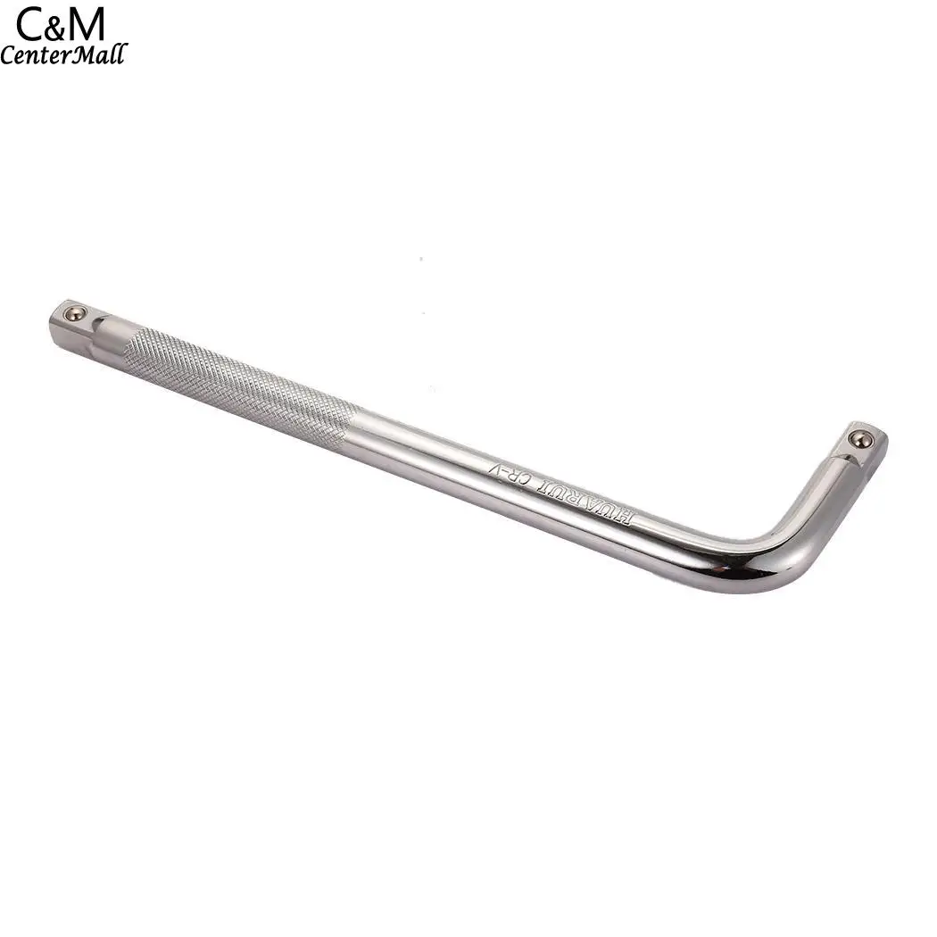 10inch Curved Steel Rod Socket Cr-v New Shank Useful Tire L-shaped ...