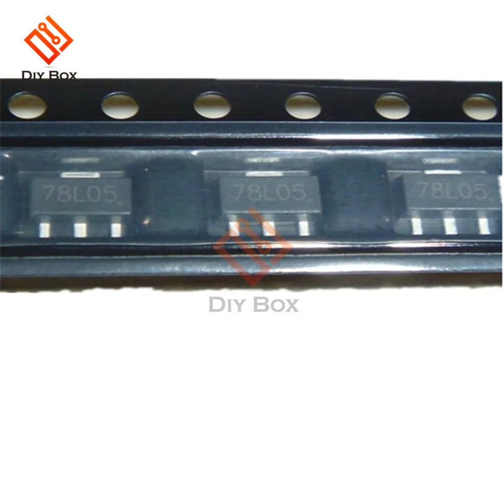 20Pcs 78L05 L78L05 7805 Voltage Regulator 5V 100mA SOT-89 SMD - buy at ...