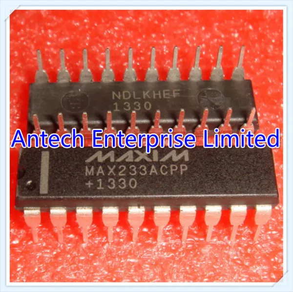 50PCS New MAX233ACPP MAX233 IC DIP20 2DVR/2RCVR RS232 5V|ic power|ics ...