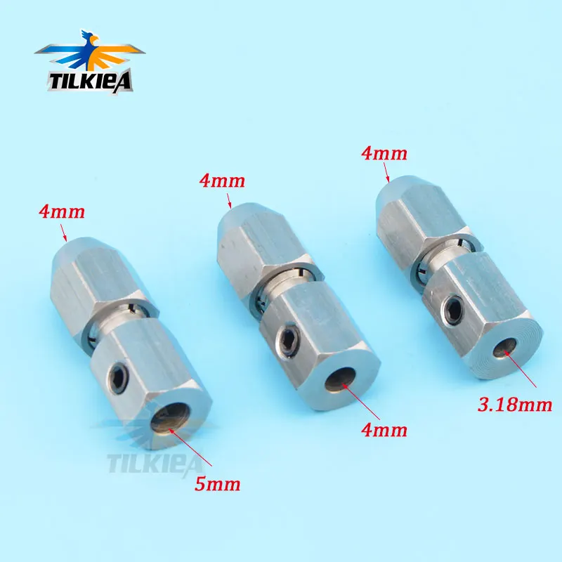 Rc Boat Flexible Coupling Cnc Stainless Steel 3.18/4/5/6mm*4mm Flex ...