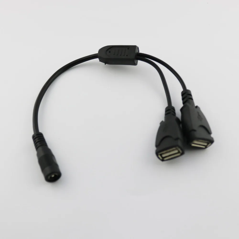 10pcs-DC-Power-5-5-x-2-1mm-Female-to-Dual-USB-Female-Splitter-Convertor ...