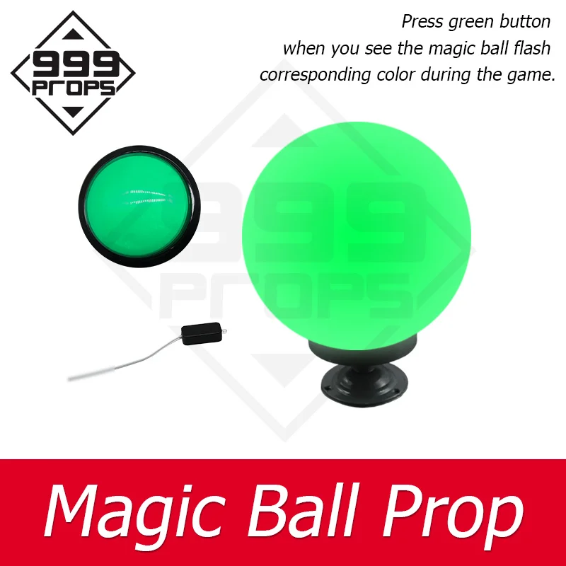 Magic Ball Prop Real Life Room Escape Press Correct Colorful Button ...