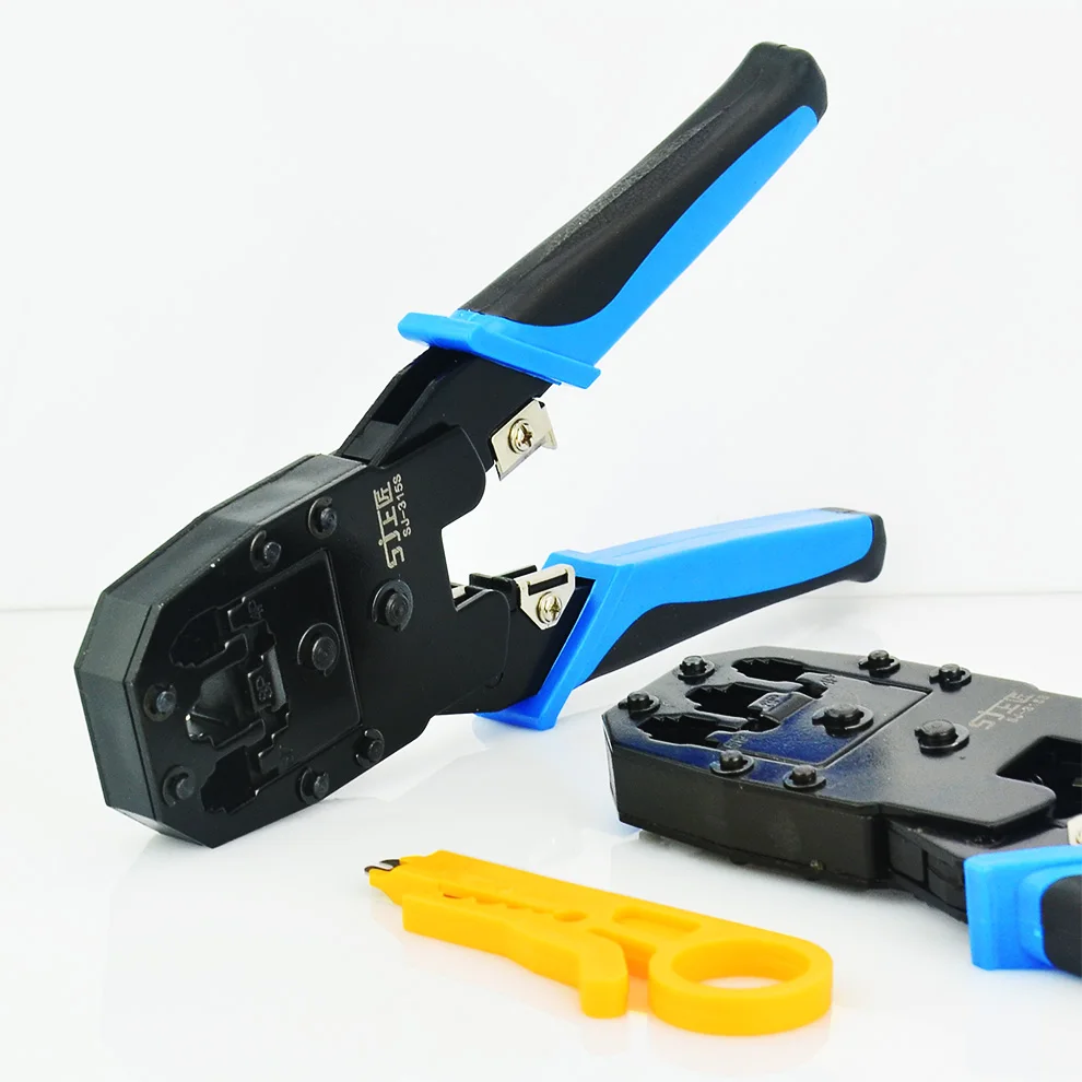 Network Cable clamp Crimping pliers 4P 6P 8P Electrical tool Crystal ...