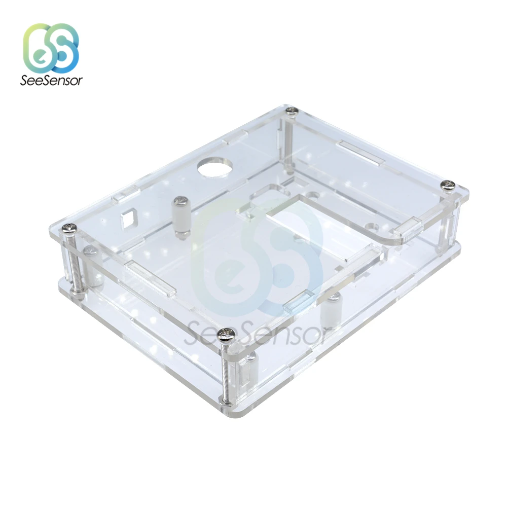 Clear Acrylic Case Shell Housing for LCR-T4 Transistor Tester Diode ...
