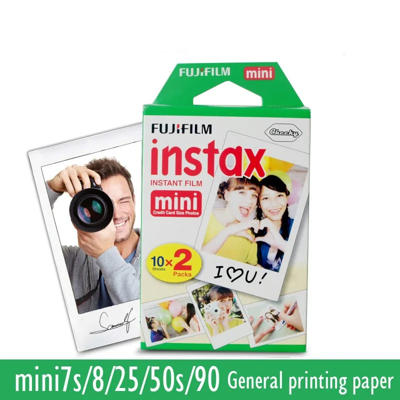 Original Fujifilm Instax Mini 8 9 film (20 sheets) for Camera Instant ...