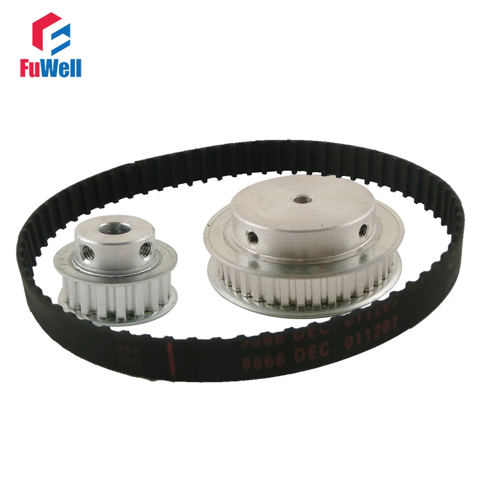 Xl Reduction Timing Belt Pulley Set 16t:48t 1:3/3:1 Ratio Gear Kit ...