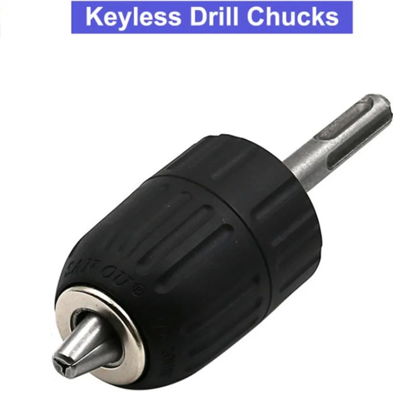 2-13mm Hand Tile Rotary Hammer Drill Chucks Keyless Drilling Adapter ...