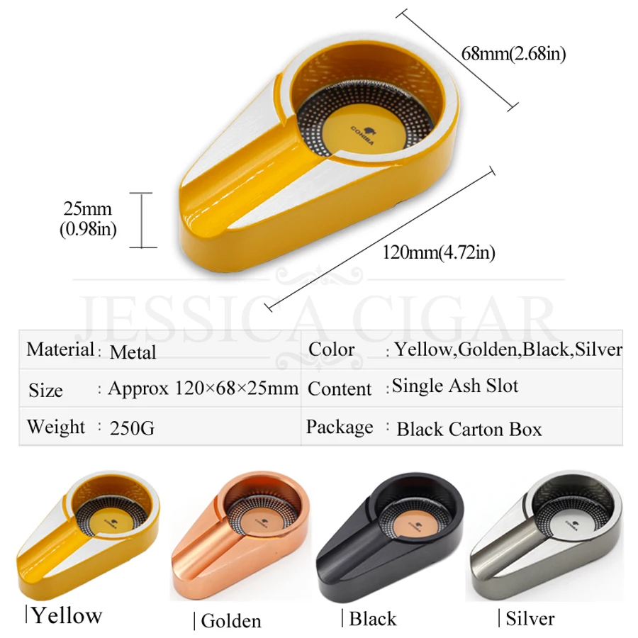 Mini Metal Pocket Cigar Ashtray Portable Travel Cigarette Ashtrays ...