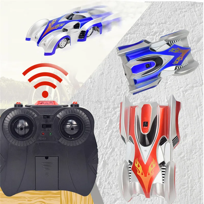 Creative Gravity Defying RC Car 90 Degree Vertical Wall Climbing Remote ...