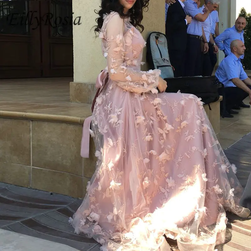 Dusty Rose Prom Dress