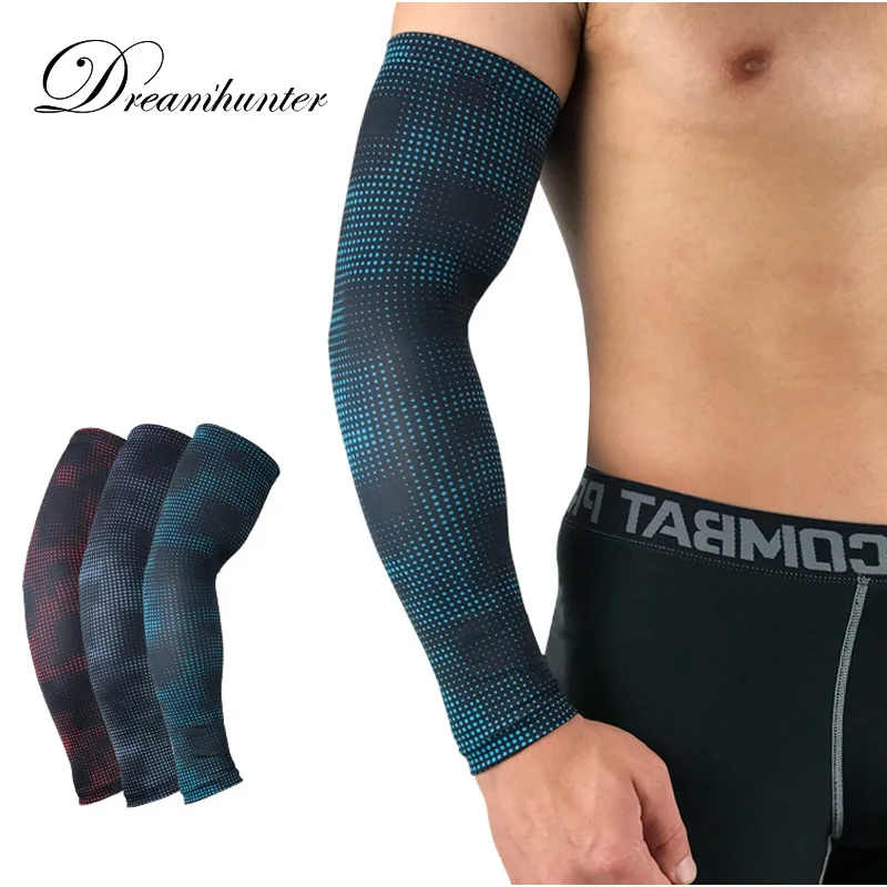 1 Pcs Printed Sports Running Arm Sleeves Protector Basketball ...