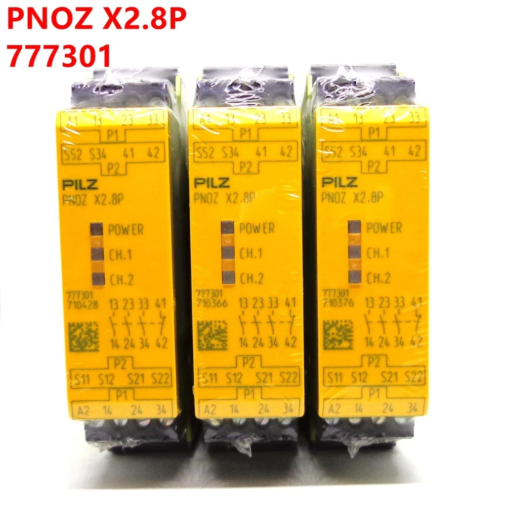 High quality Pilz - PNOZ X2.8P 24VACDC 3n o 1n c Safety Relay 777301 4E ...