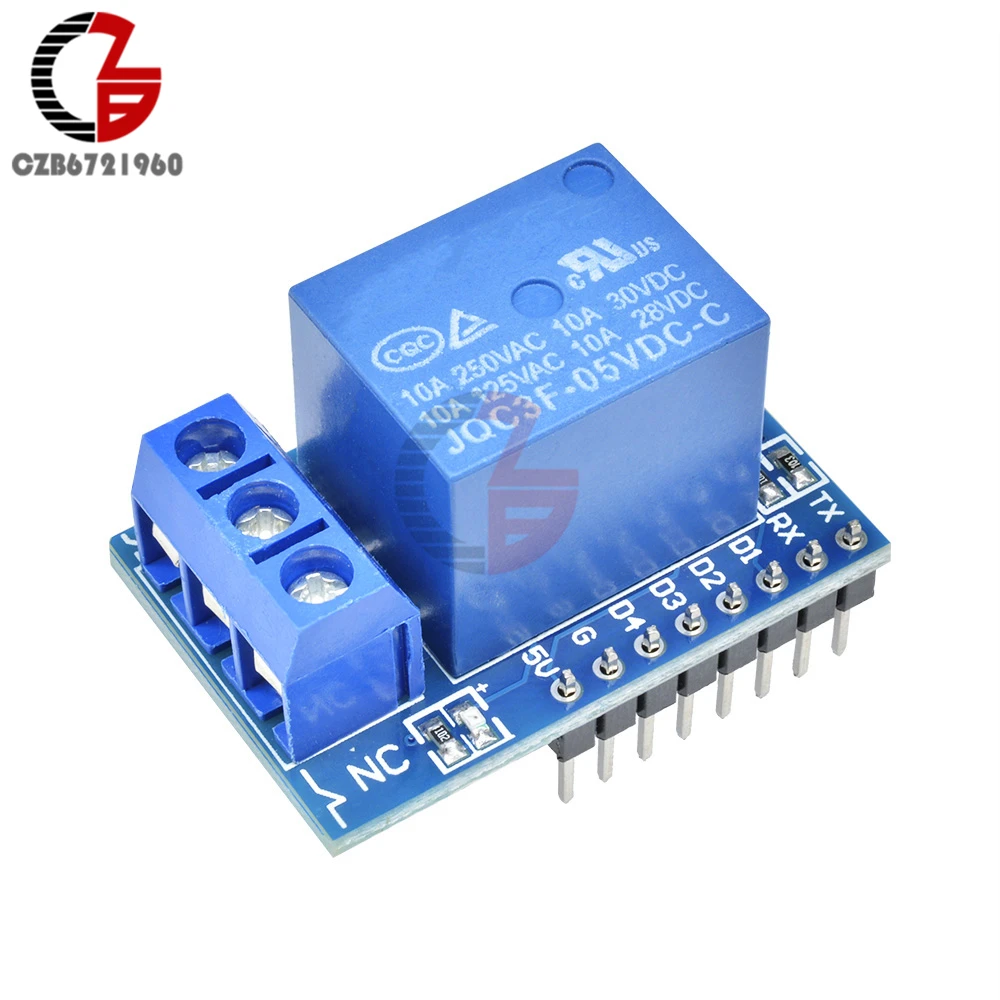 Wemos D1 미니 릴레이 실드 용 1 채널 5v 릴레이 모듈 Esp8266 Arduino 용 개발 보드esp8266