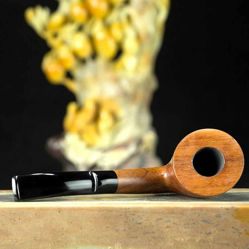 Rose Wood Pipe 9mm Filter Smoking Pipe Bent Rosewood Tobacco Pipe with ...