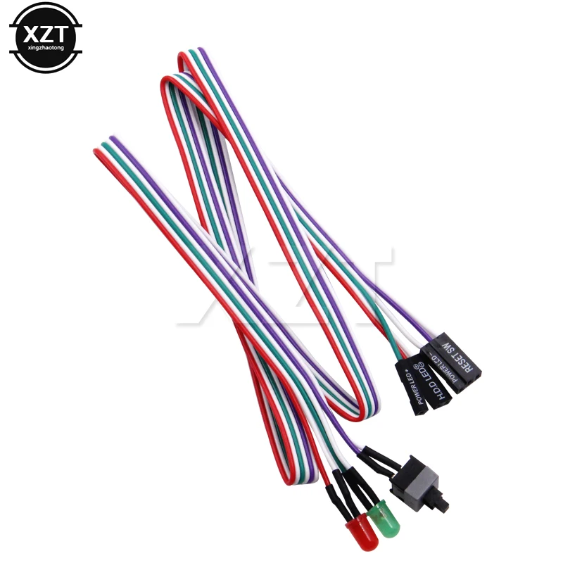 High Quality 10pcs/Lot SW Restart Desktop PC Case switch Power Reset ...