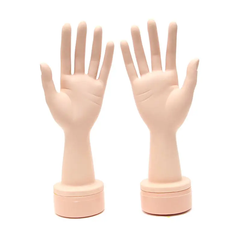 1pair Female Mannequin Hands Arms For Nail Practice and Women Display ...