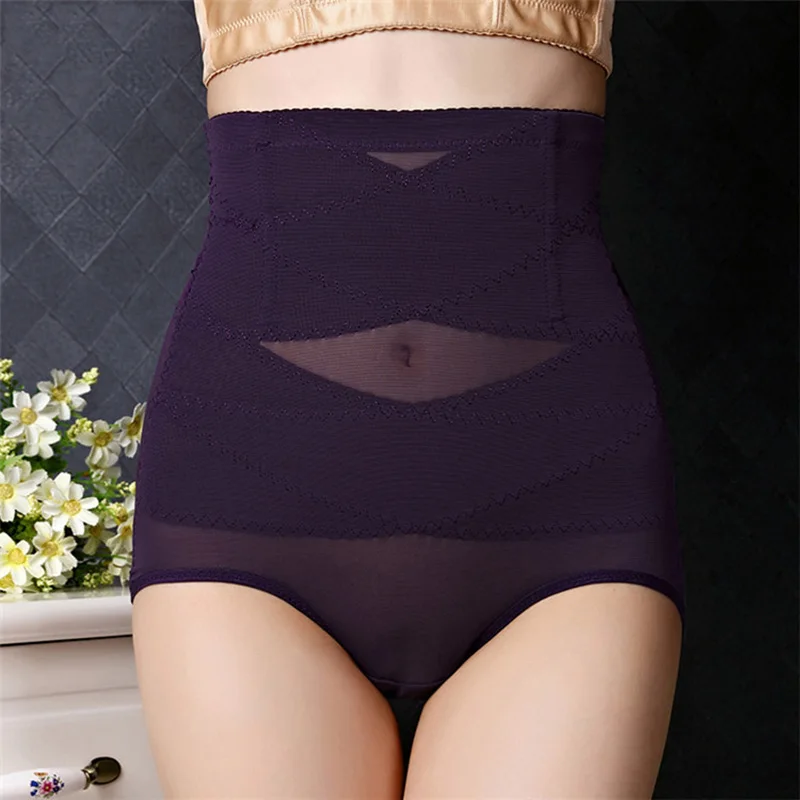 2018 Sexy Slimming High Waist Underwear Women Shapewear Briefs Thin Mid