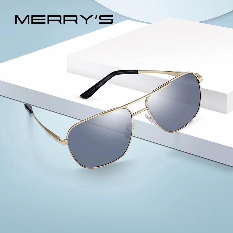 MERRYS DESIGN Men Classic Square Sunglasses HD Polarized Sunglasses For ...