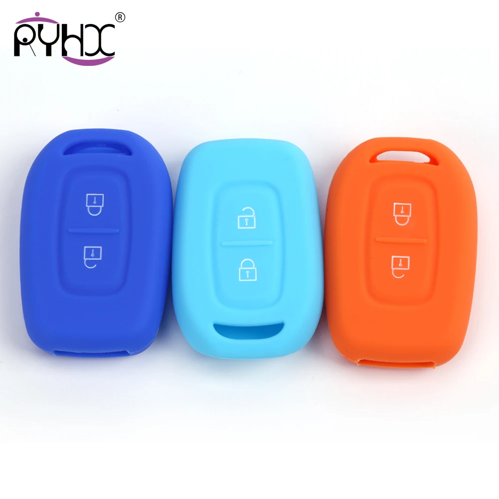 2017 2018 2019 2 Button Fob Cover Silicone Car Remote Key cases Cover ...