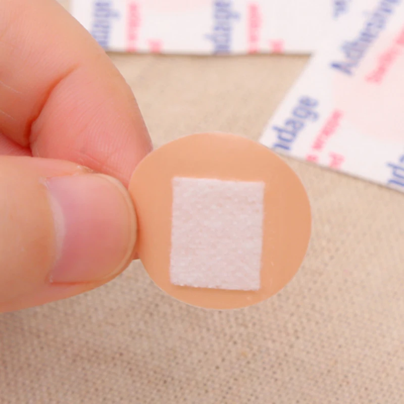 10Pcs/Lot Round Band Aid Wound Plaster Sterile Hemostasis Stickers ...