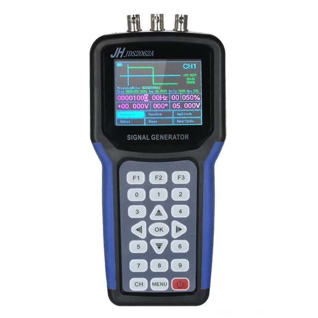 Handheld 2 Channel Digital Signal Generator Portable Frequency Function ...