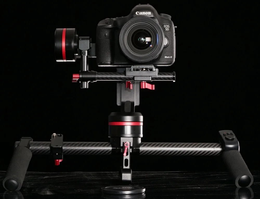 3 axis motorized gimbal handheld stabilizer dual handgrip for big DSLR ...