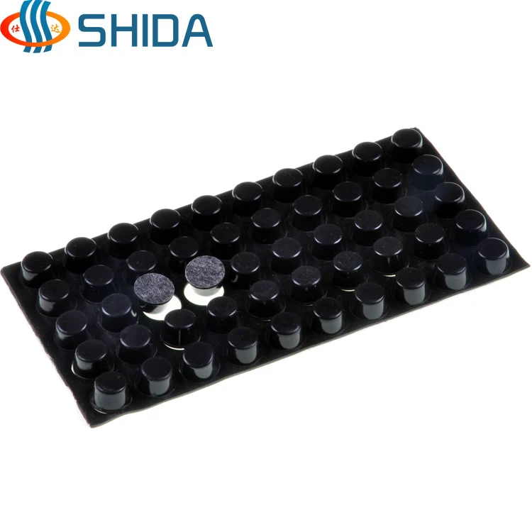 256-PCS-12-mm-x-7-mm-Self-Adhesive-Black-Anti-Slip-Flat-Rubber-Bumper ...