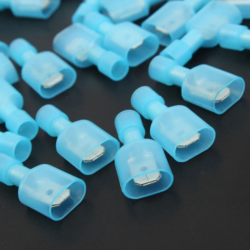 New 100PCS Quick Splice Wire Terminals&Male Spade Connectors 16 14AWG ...