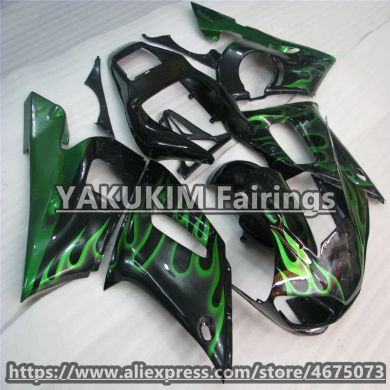 ABS Injection Fairings For YAMAHA R6 1998 1999 2000 2001 2002 ...