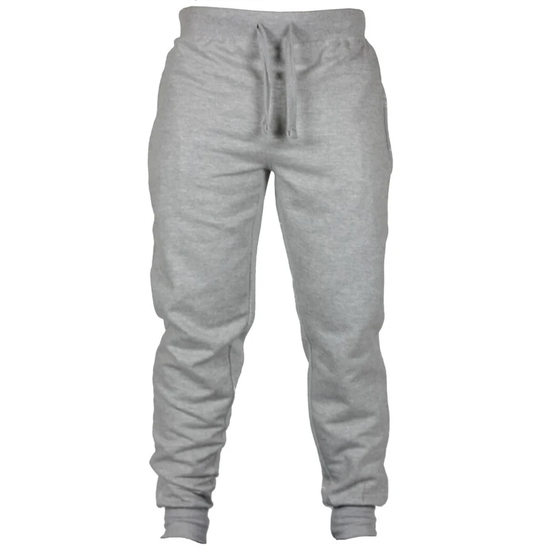 Men Joggers Sweatpants Trousers Casual Elastic Polyester Fitness ...