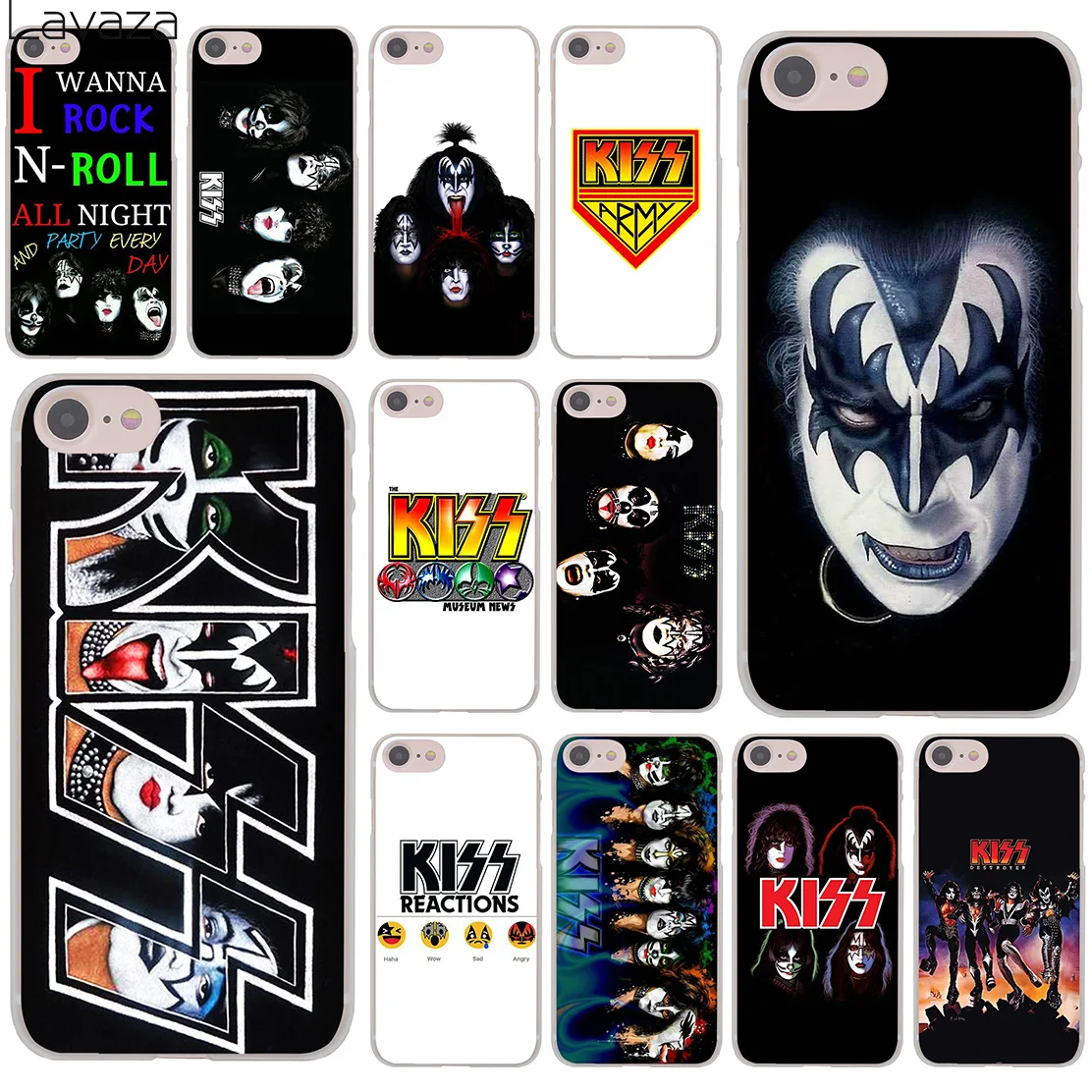 Lavaza Gene Simmons Kiss band Hard Phone Cover Case for iPhone XR X 11 Pro XS Max 8 7 6 6S 5 5S ...