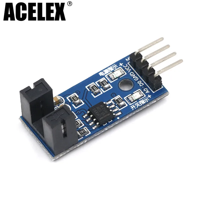 10pcs High Quality 4 PIN IR Infrared Speed Sensor Module Groove Coupler ...